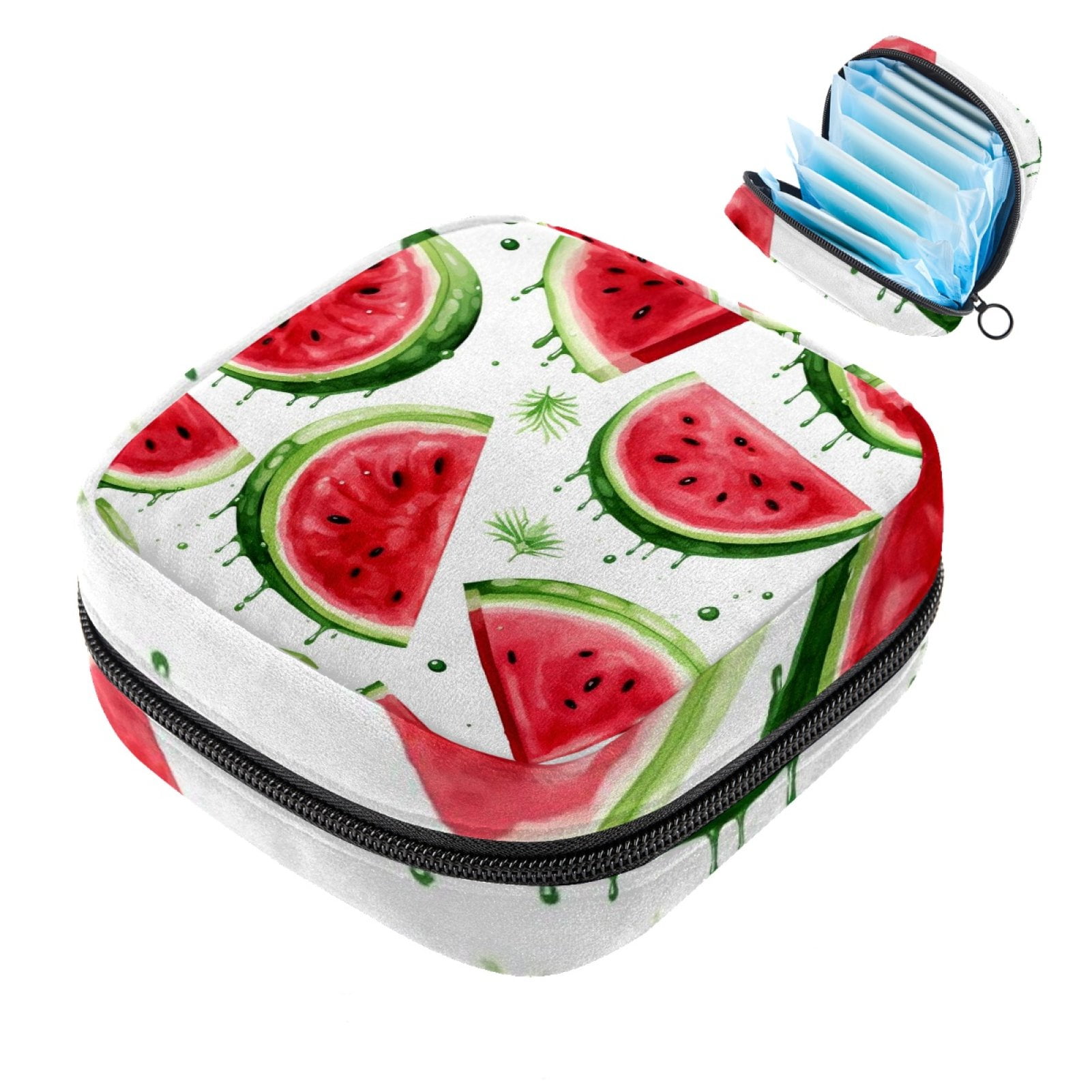 Watermelon Period Pouch, Portable Tampon Storage Bag for Sanitary ...