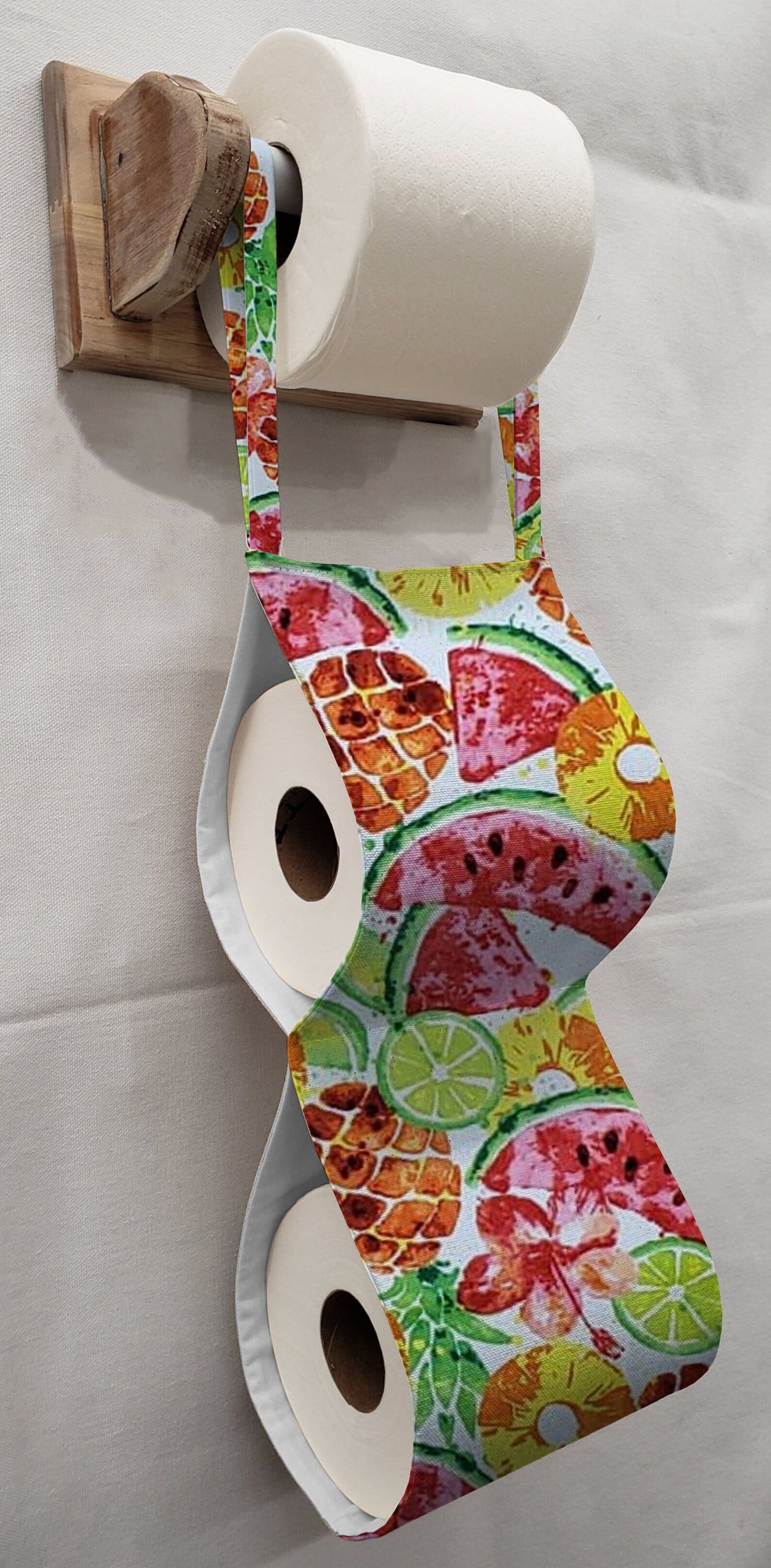 Watermelon & Pineapple Tropical Fruit Toilet Paper Holder by Penny's ...