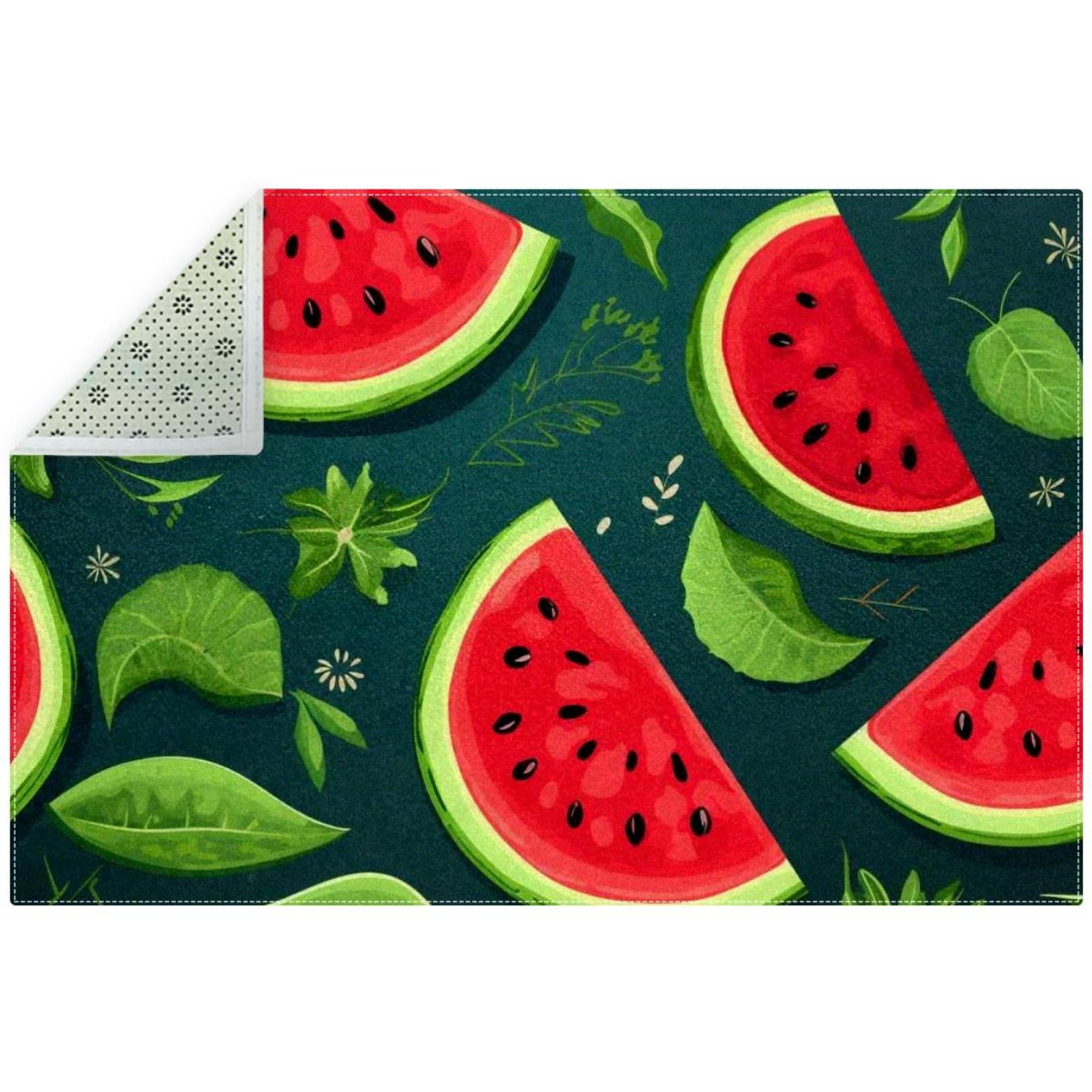 Watermelon Polyester Office Mat - Right-Angle Floor Protector for ...