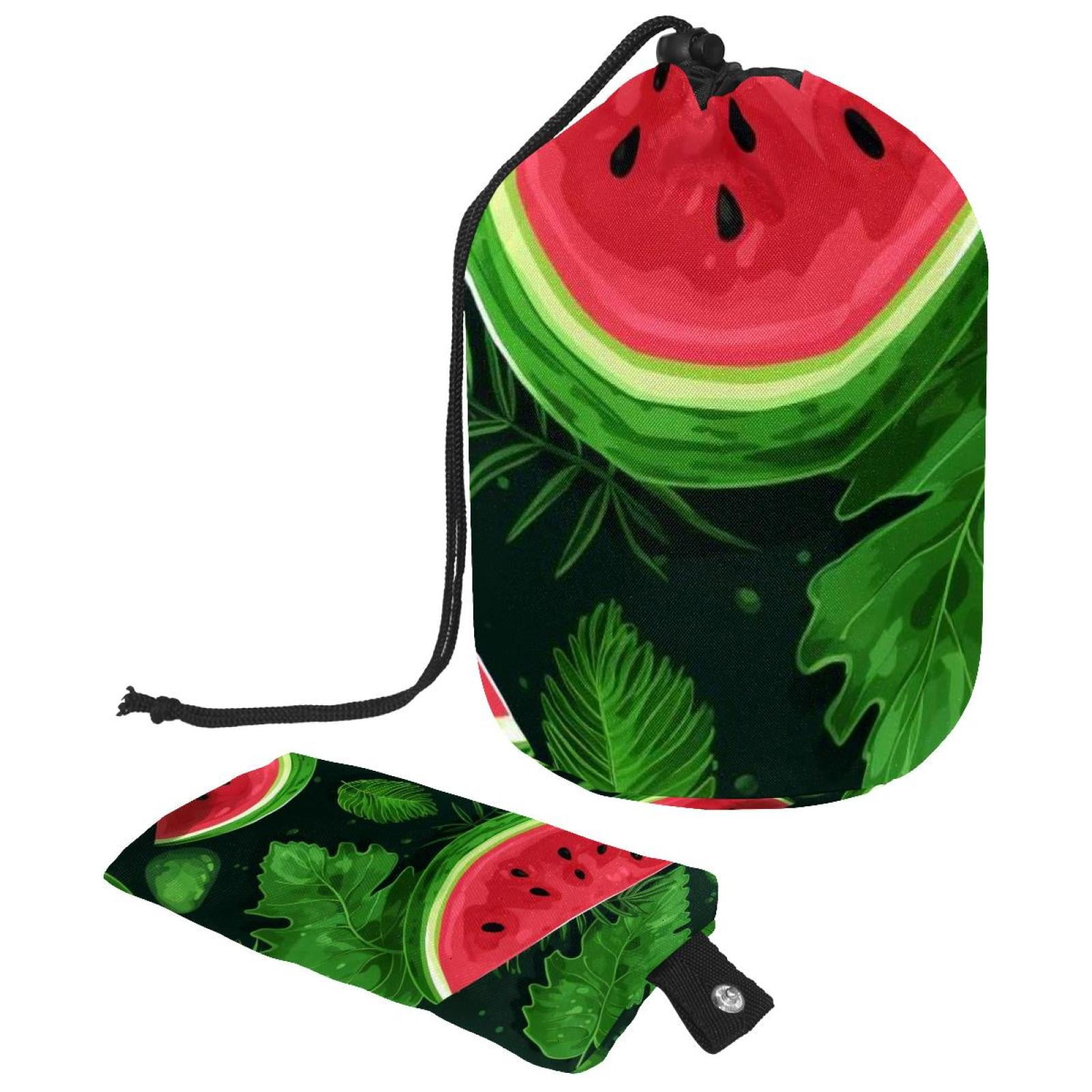Watermelon Portable Drawstring Foldable Travel Wash Bags Mesh Bag and ...