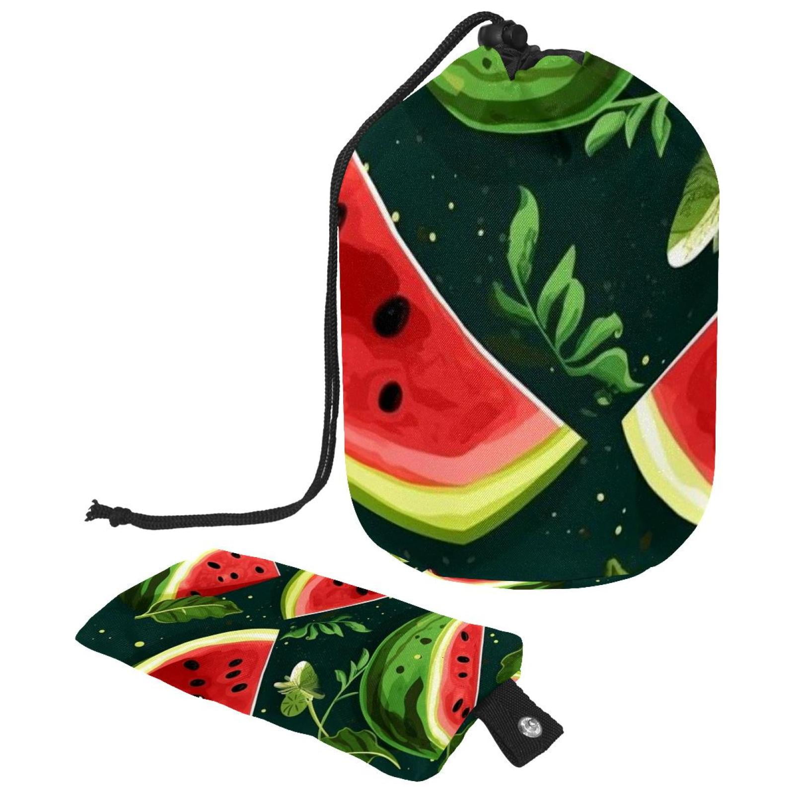 Watermelon Portable Drawstring Mesh Laundry Bags - Foldable Travel ...