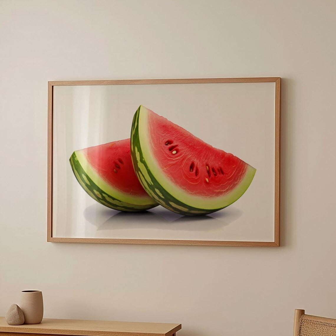 Watermelon Poster - High Quality Fruit Poster With A Watermelon - Watermelon Print - Watermelon ...
