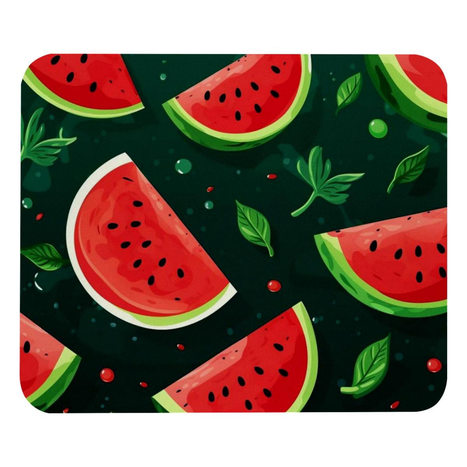 Watermelon Printed Non-Slip Rubber Bottom Gaming Mouse Pad 8.3x9.8 Inch ...