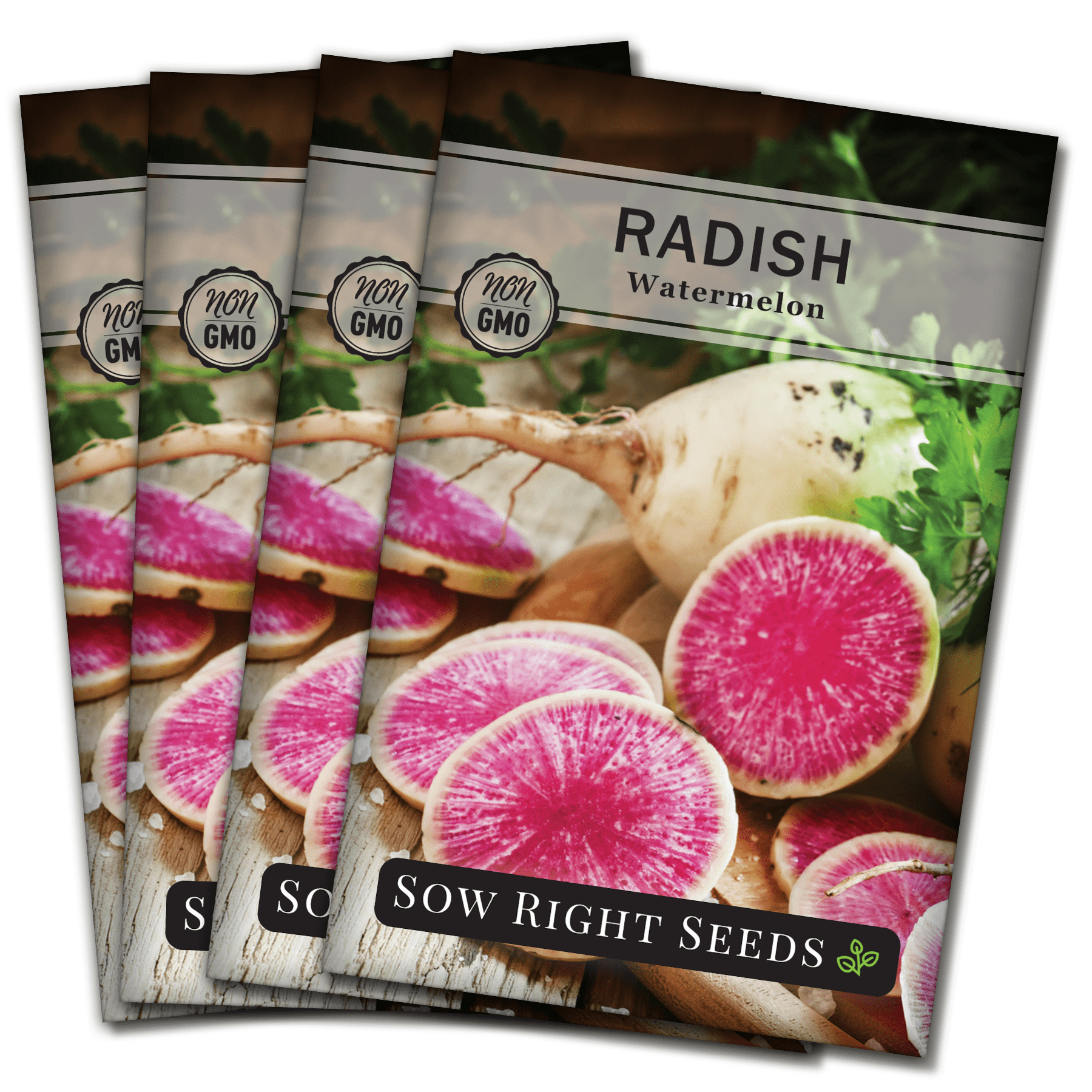 Watermelon Radish Seeds - Non GMO Heirloom Varieties for your Home ...
