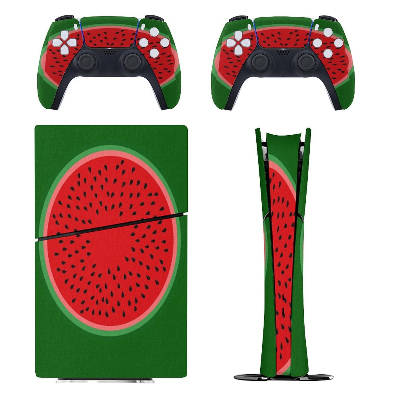 Watermelon Red And Bright PS5/PS5 Pro/PS5 Slim Digital Disc Skin ...