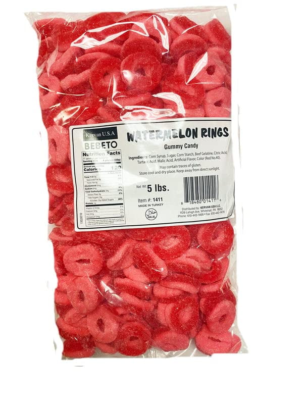 Watermelon Rings , 80 Ounces - Walmart.com