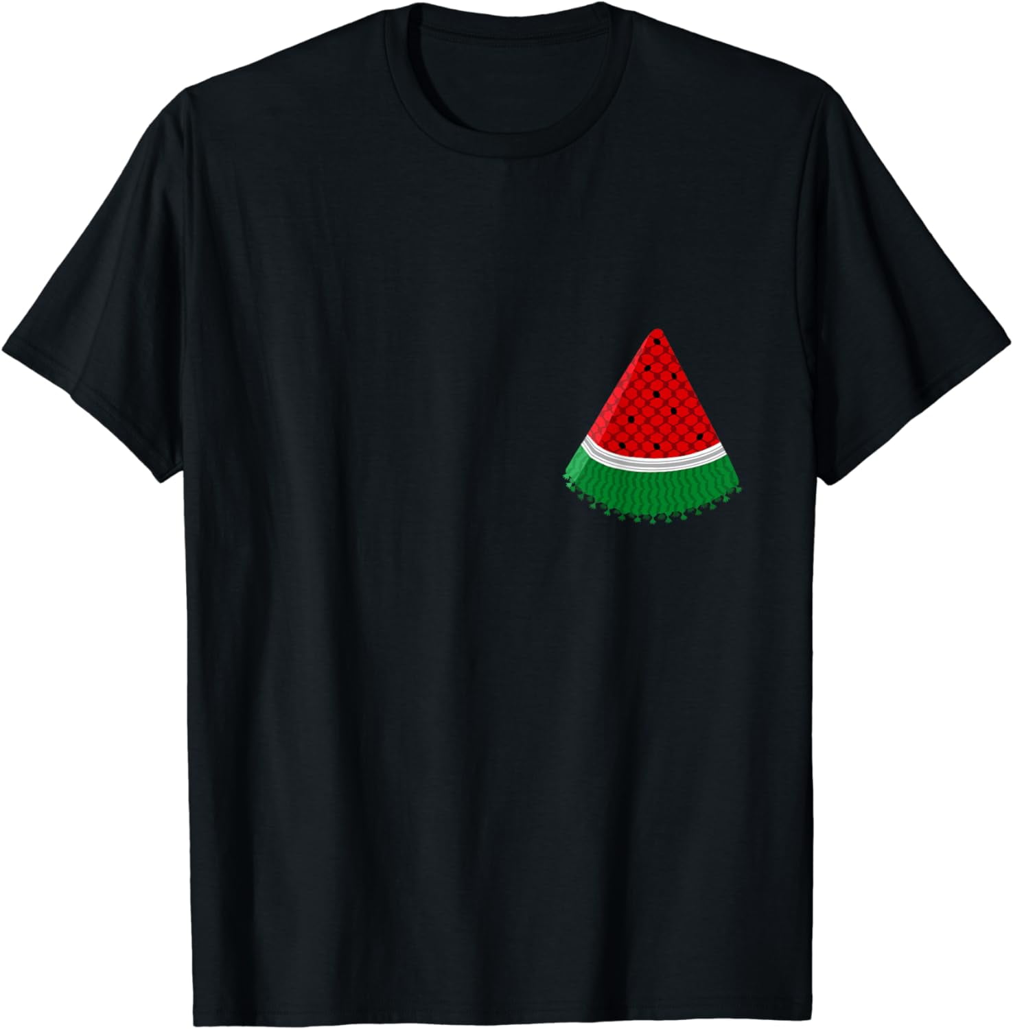 Watermelon SUPPORT Flag Keffiyeh T-Shirt - Walmart.com