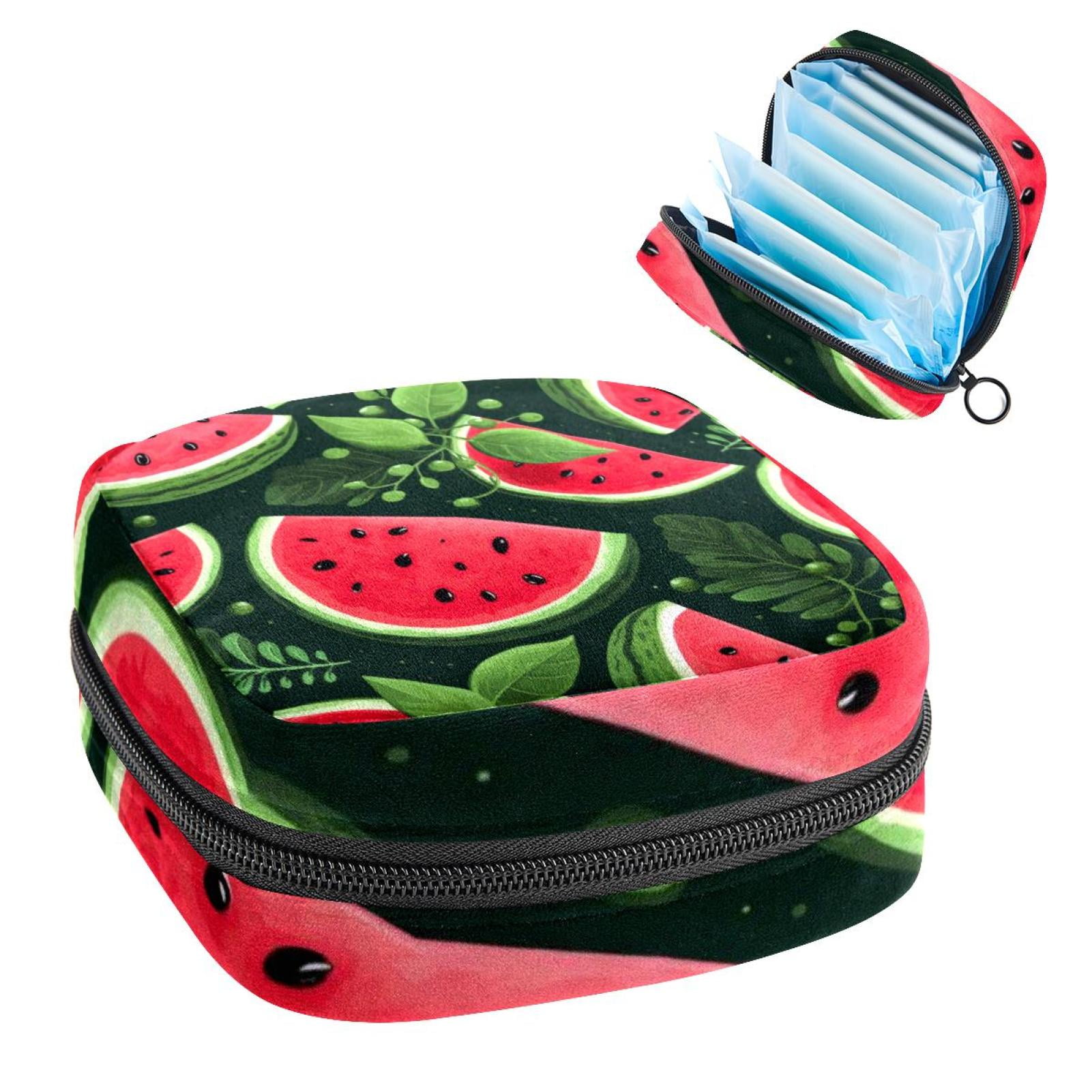 Watermelon Sanitary Bags Period Purse Small Storage Bag Organizers Ring ...