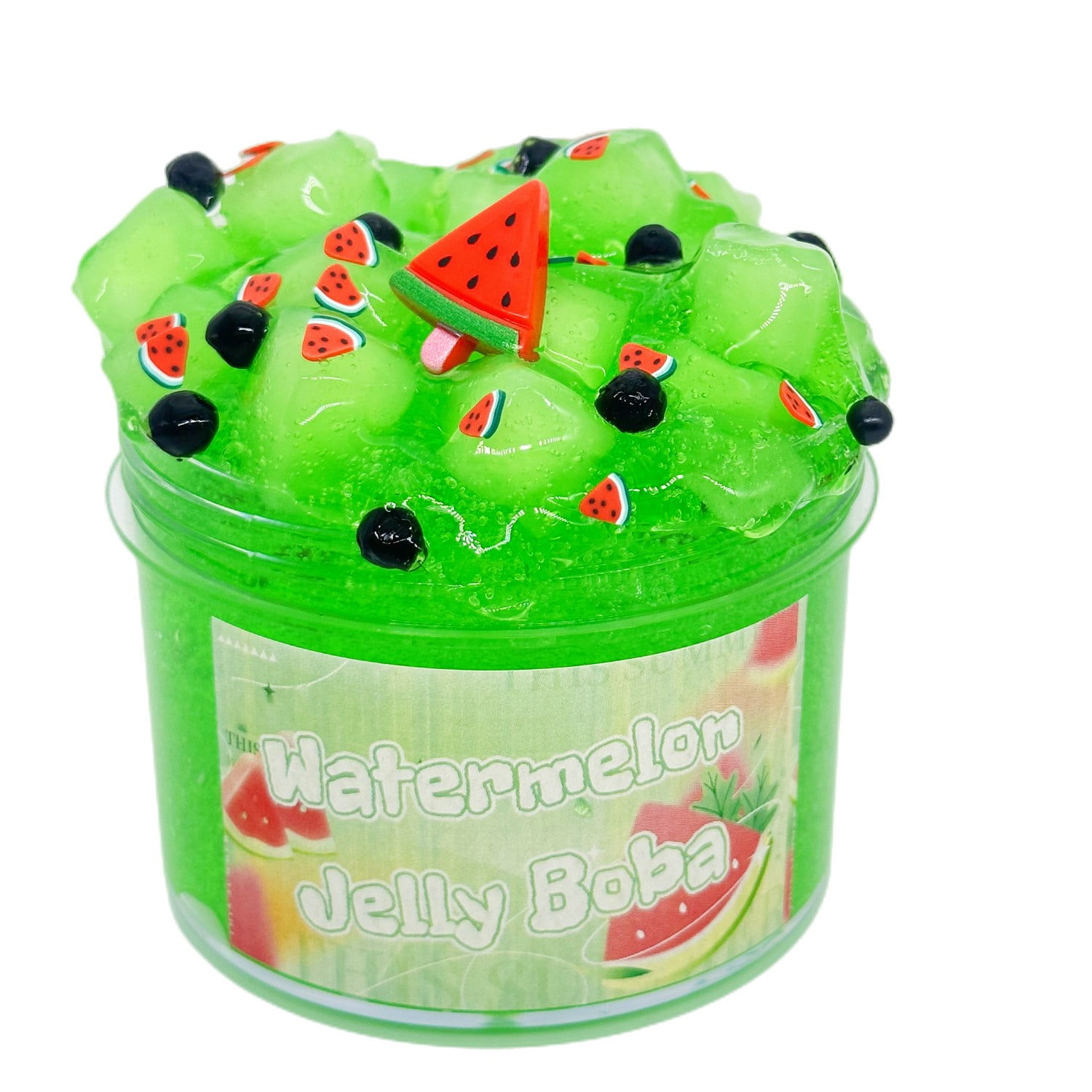 Watermelon Scented Clear Slime for Kids and Adults Giant Stretchy ...
