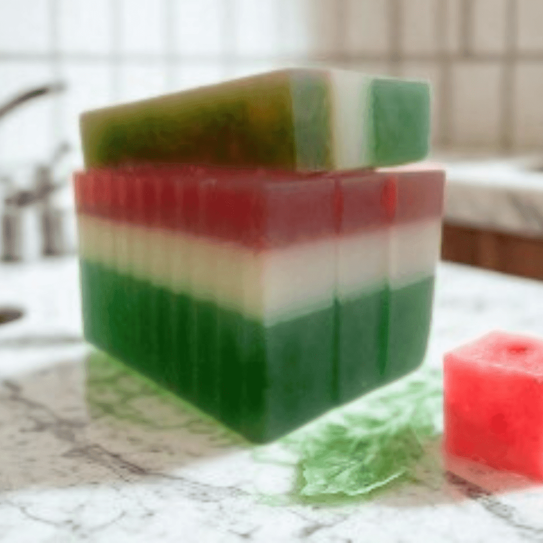 Lola Luxe Limited Co. Watermelon Handmade Soap with Lavender Seeds ...
