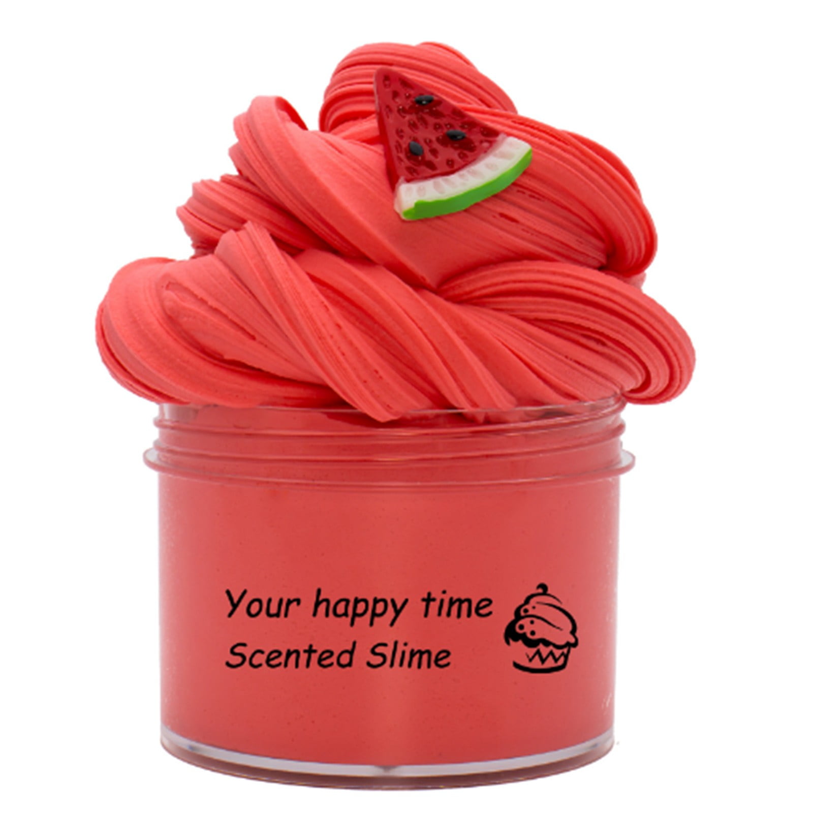 Watermelon Scented Slime Toy for Kids & Adults - Fluffy Stress Relief ...