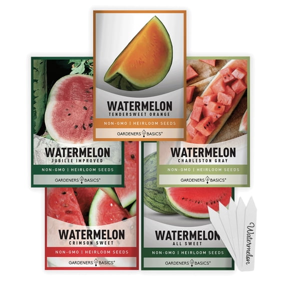 Watermelon Seed Assortment, 5 Varieties, Heirloom Non-GMO - Walmart.com