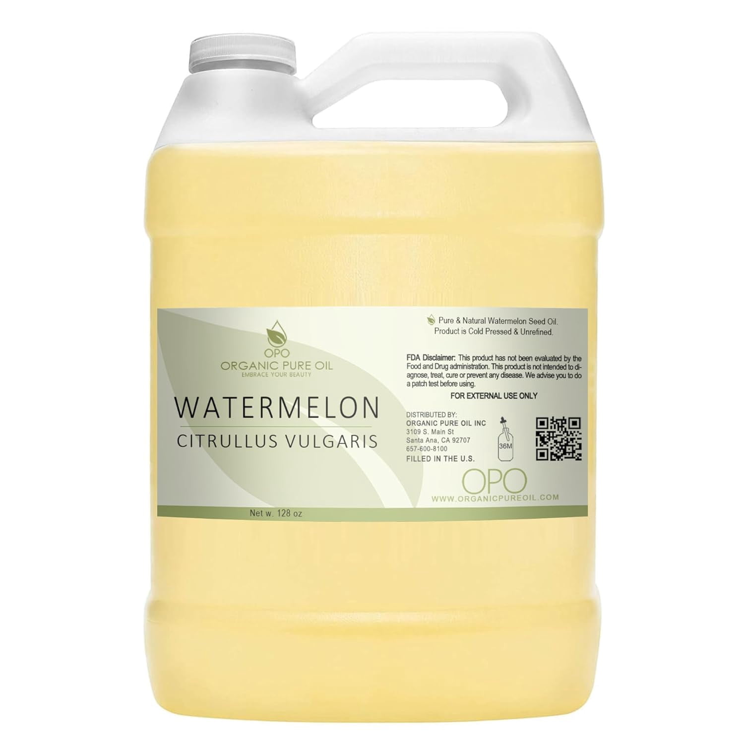 Watermelon Seed Oil - Pure, Unrefined, Cold Pressed, Natural, Non GMO ...
