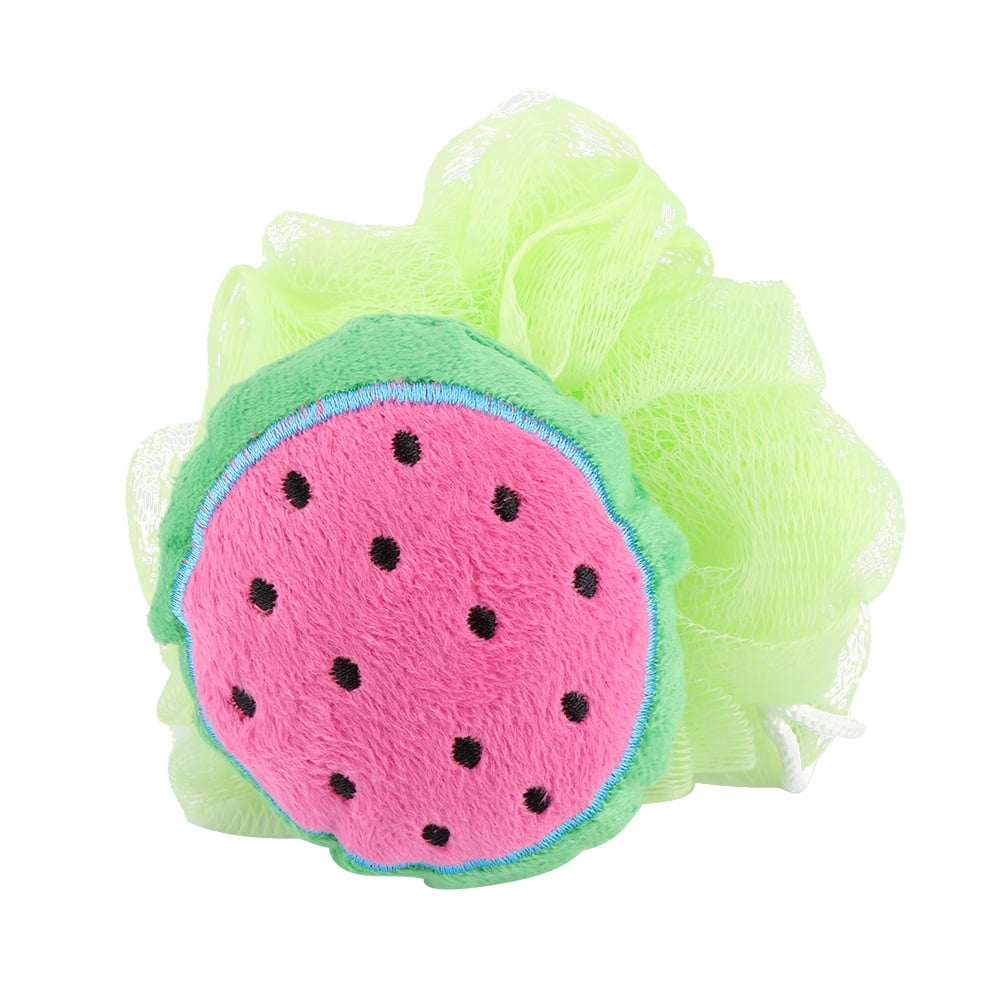 Watermelon-Shaped Mesh Brush Shower Ball Exfoliating Body Cleansing ...