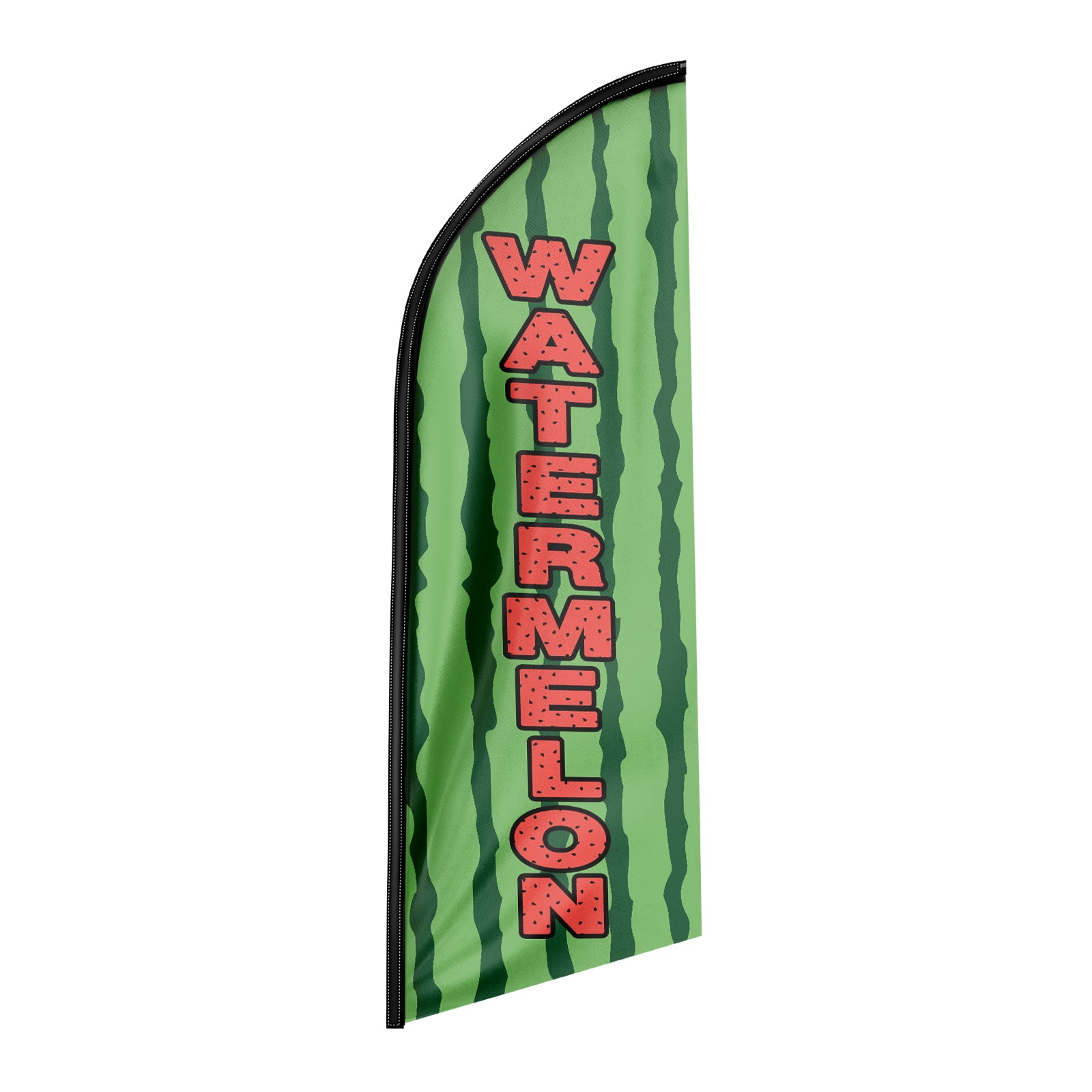Qsum Watermelon Feather Flag, 8FT Outdoor Advertising Banner, Windless ...