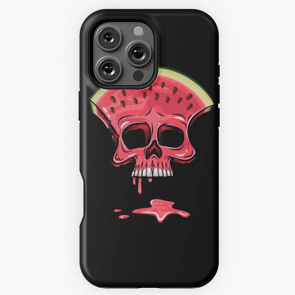 Watermelon Skeleton Halloween Gift Funny Fruits Beaches Hawaii Phone ...