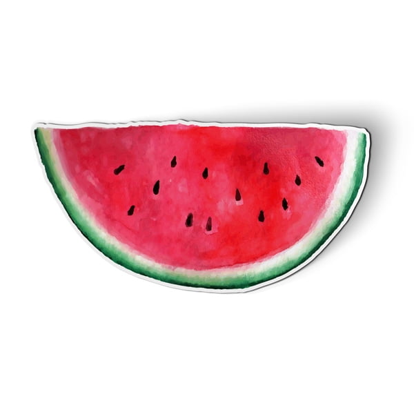 Watermelon Slice Juicy Summer - 5.5" Magnet for Car Locker Refrigerator ...