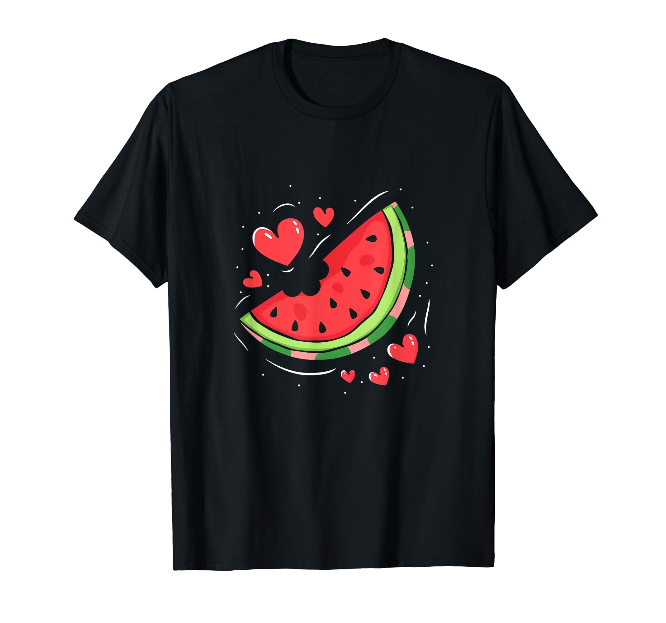 Watermelon Slice Melon Summer Vacation Season Fruit Lovers T-Shirt ...