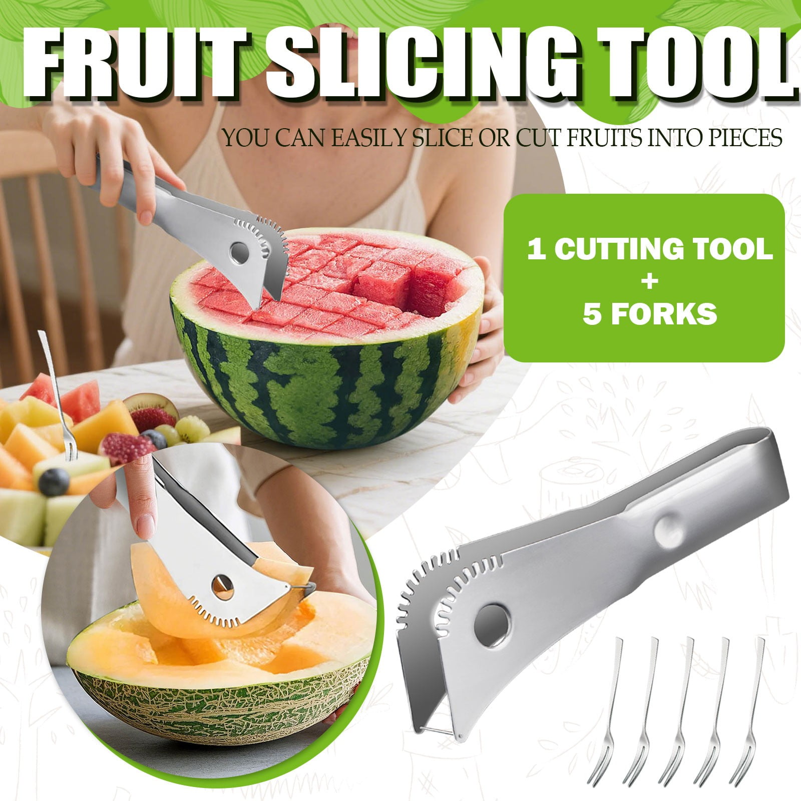 Watermelon Slicer, Watermelon Cutter, Melon Cutter Tool, Watermelon ...