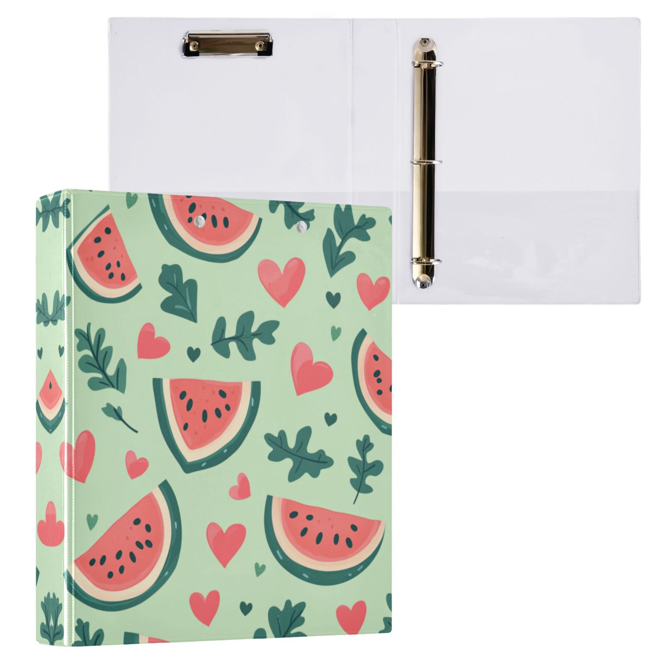 Watermelon Slices 3 Ring Hardcover Binders 1.5in Round Rings for Letter ...