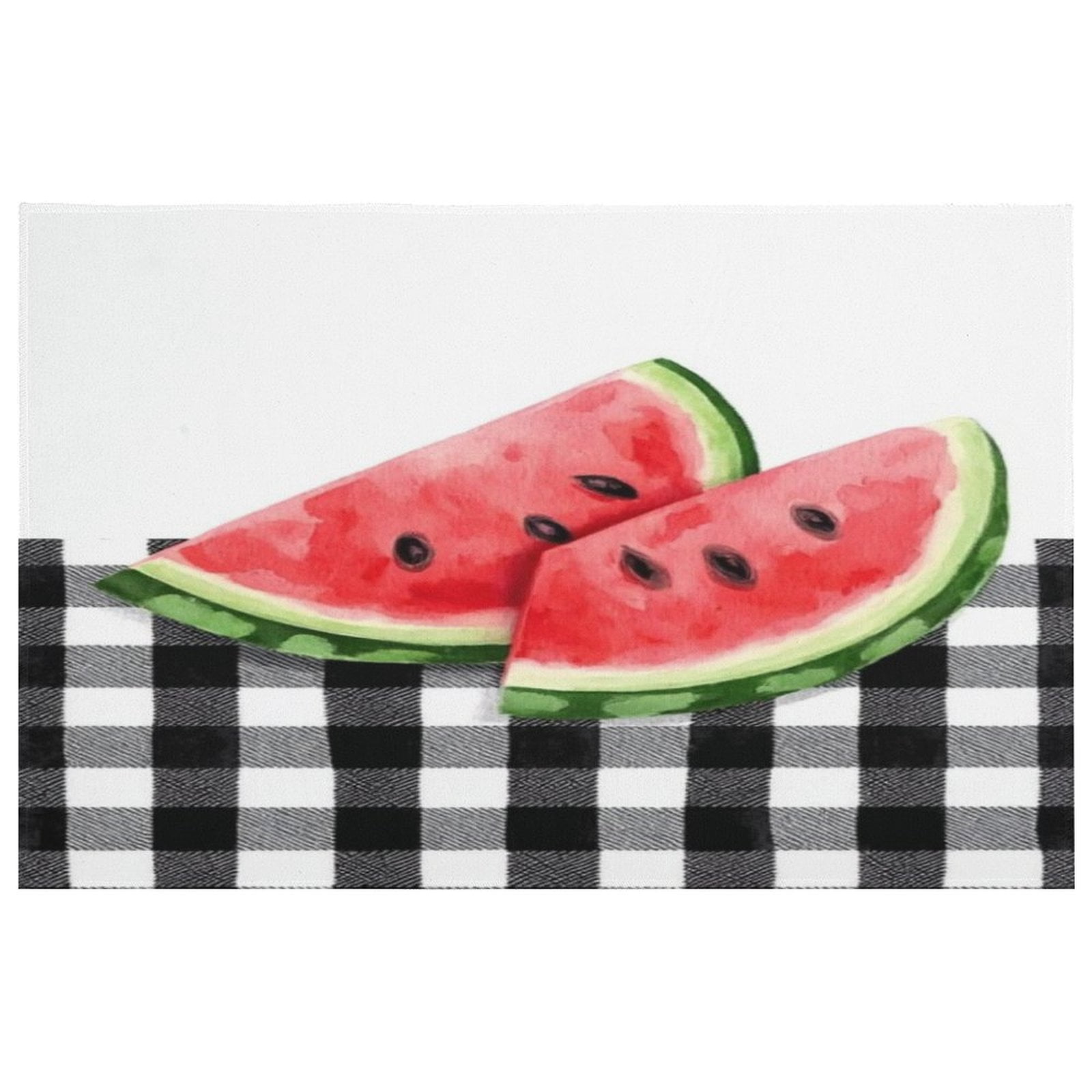 Watermelon Slices Checkered Cloth Adult Home Decor Bedroom Living Room ...