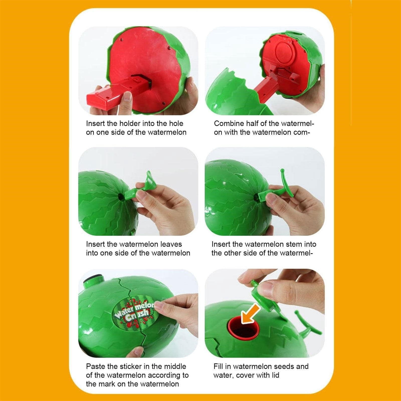 Watermelon Smash Game A Fun Watermelon-Themed Game Without Cutting a ...