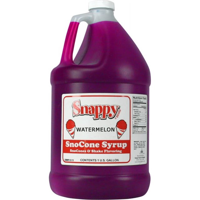Watermelon Snappy Snow Cone Syrup (1 Gallon) - Walmart.com