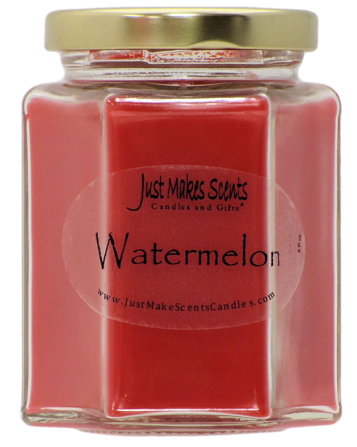 Watermelon Soy Candle -Just Makes Scents Candles & Gifts - Walmart.com