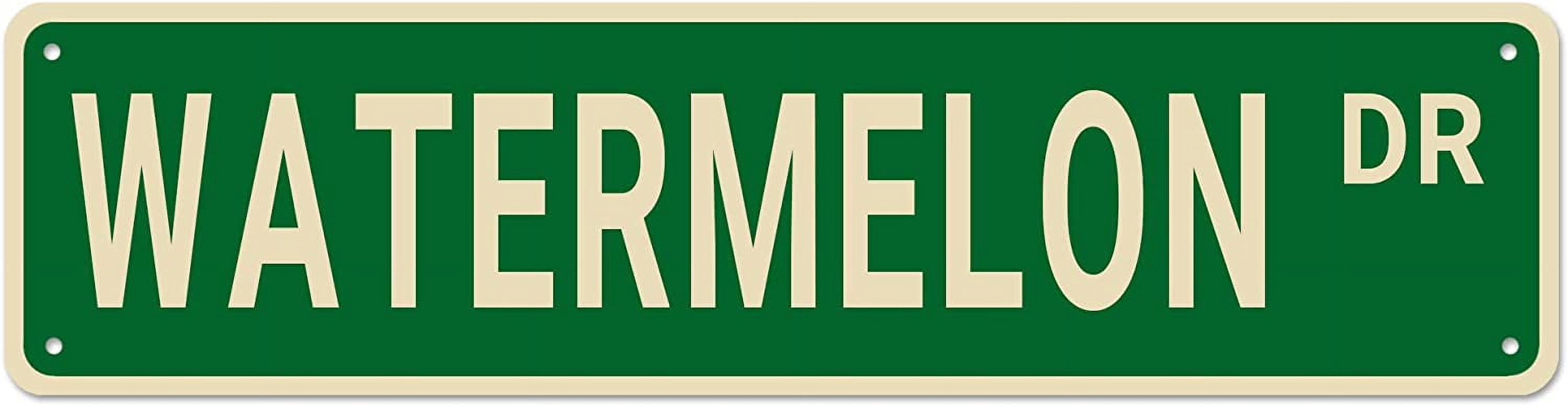 Watermelon Street Signs, Watermelon Decor Watermelon Sign Watermelon ...
