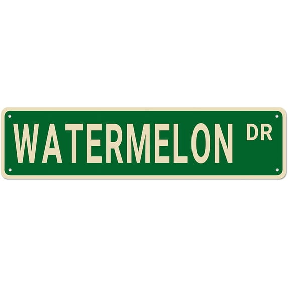 Watermelon Street Signs, Watermelon Decor Watermelon Sign Watermelon ...