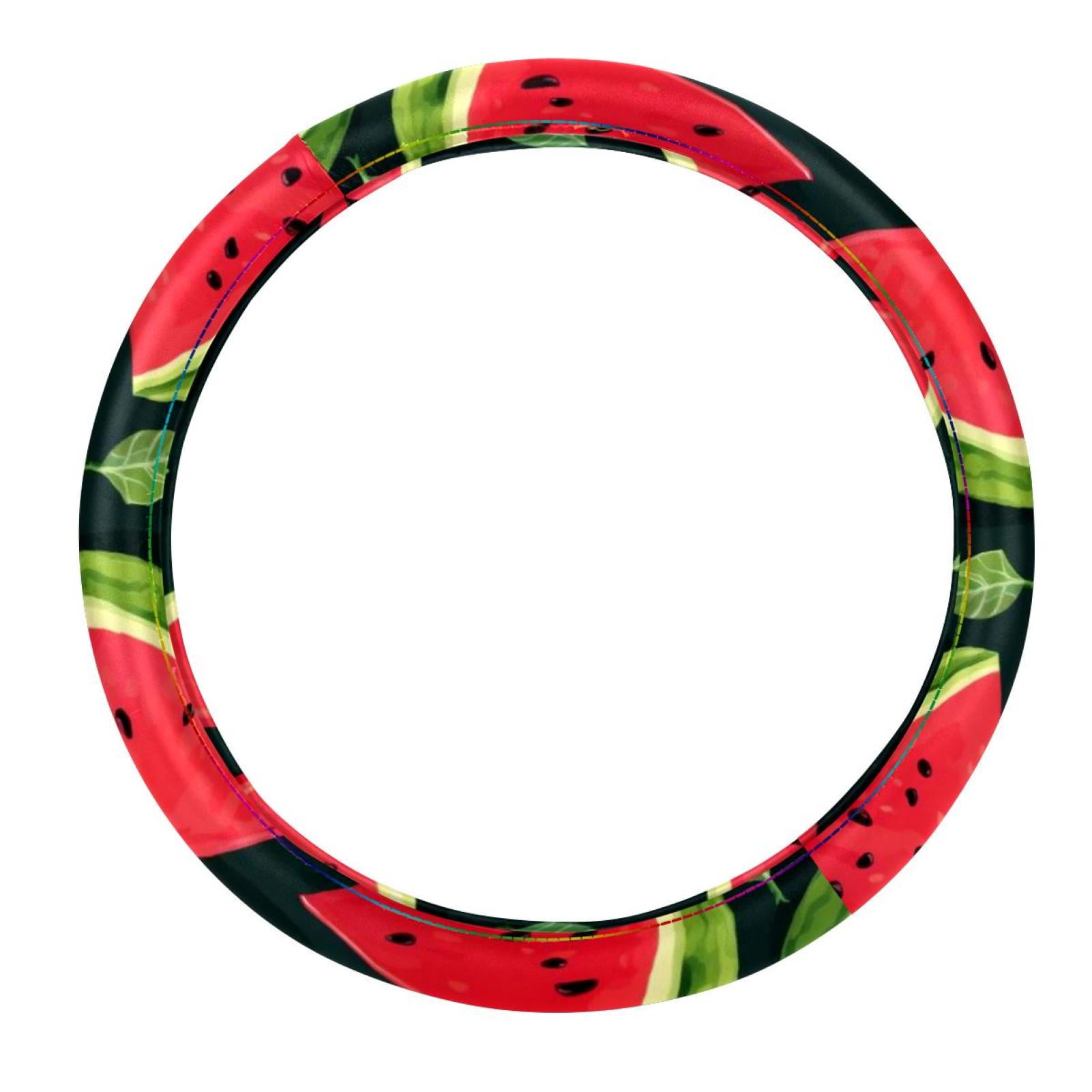 Watermelon Stylish Mother's Day Gift Car Wheel Cover, PVC Leather ...