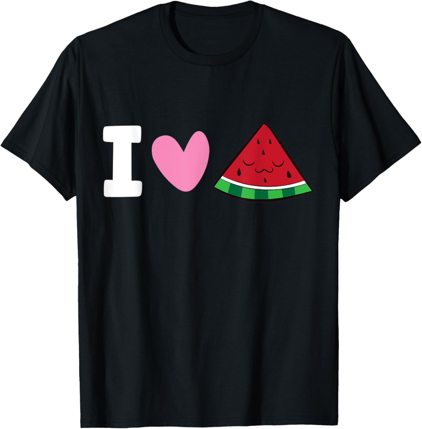 Watermelon Summer Fruit I Love Watermelons T-Shirt - Walmart.com