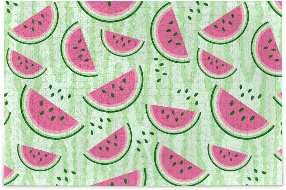 Watermelon Summer Jigsaw Puzzles for Adults 1000 Pieces Fun Educational ...