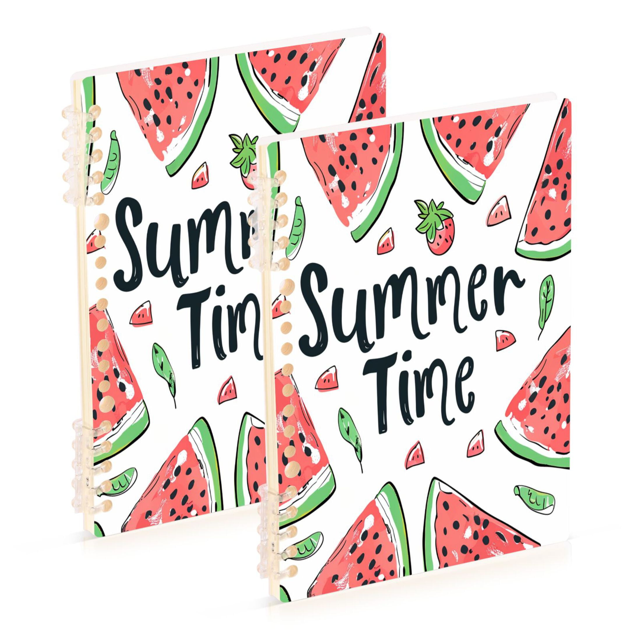 Watermelon Summer Time Ring Binder Notebook Journey Note Diary College ...