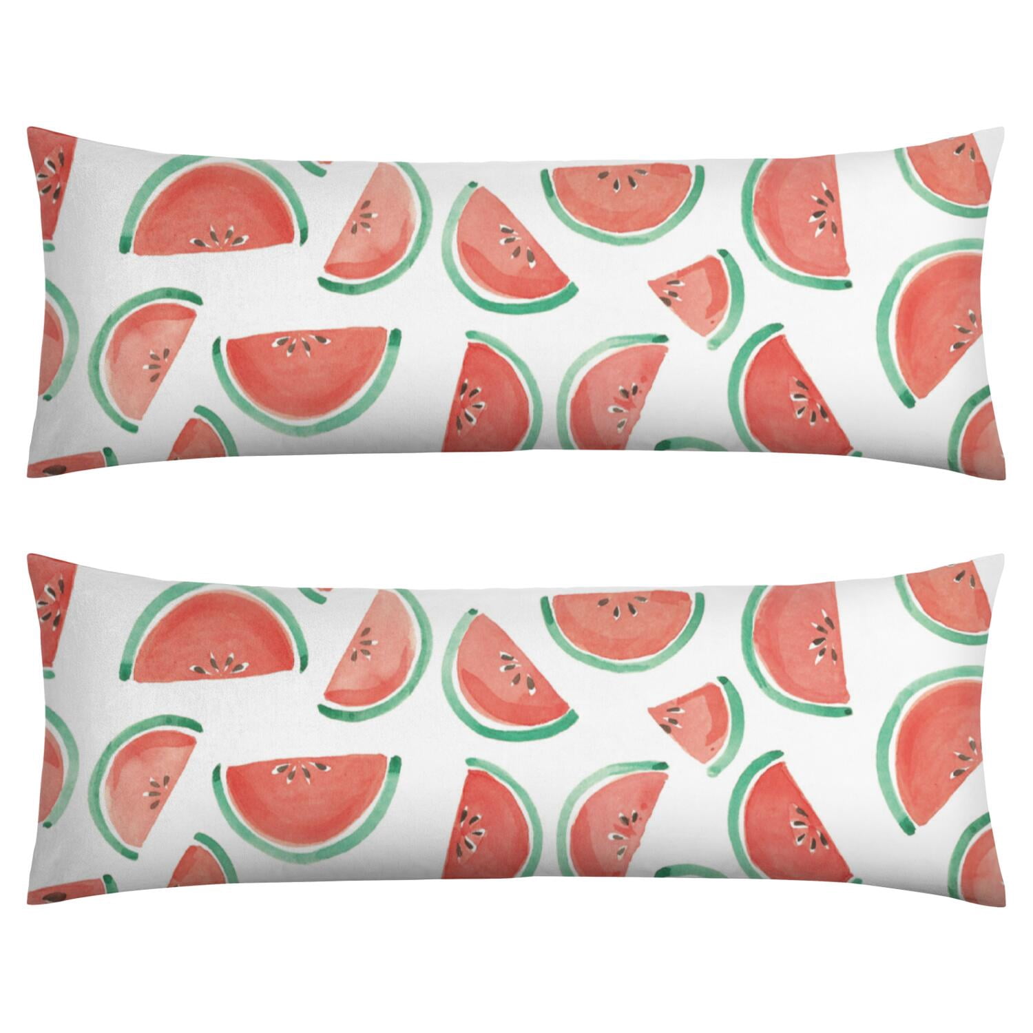 Watermelon & Sunshine Pillow Cover Sweet Summer Fruit Pattern, Beachy ...