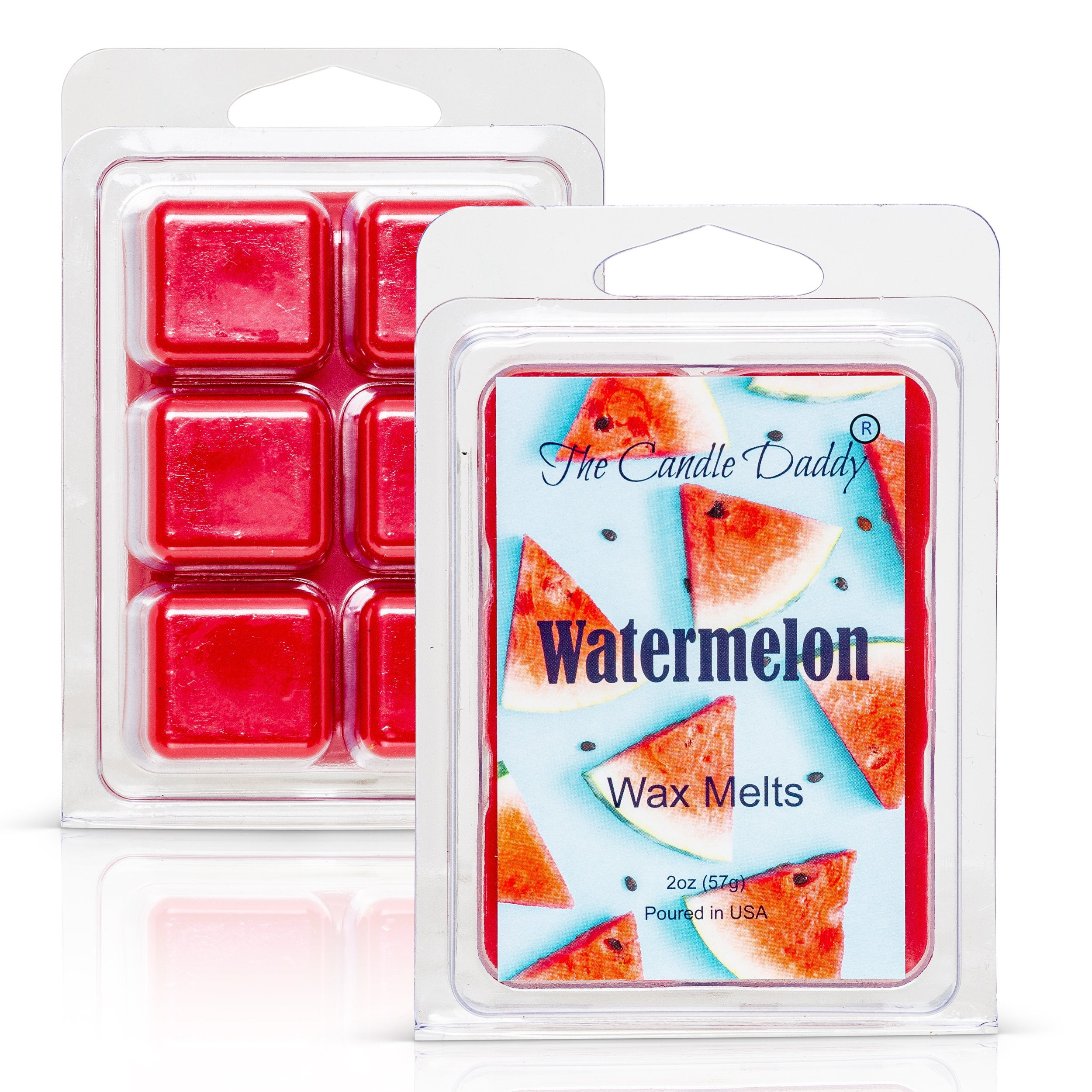 Watermelon - Sweet, Sugary Fruit Scented Melt- Maximum Scent Wax Cubes ...