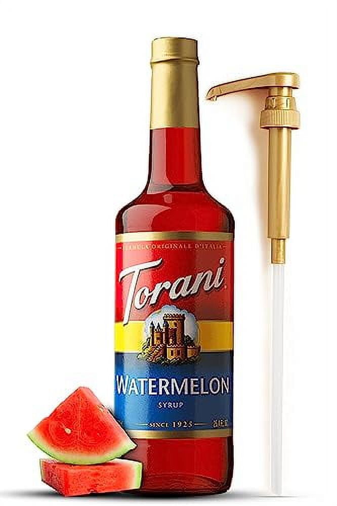 Watermelon Syrup for Drinks 25.4 Ounces Flavoring for Drinks with Fresh ...