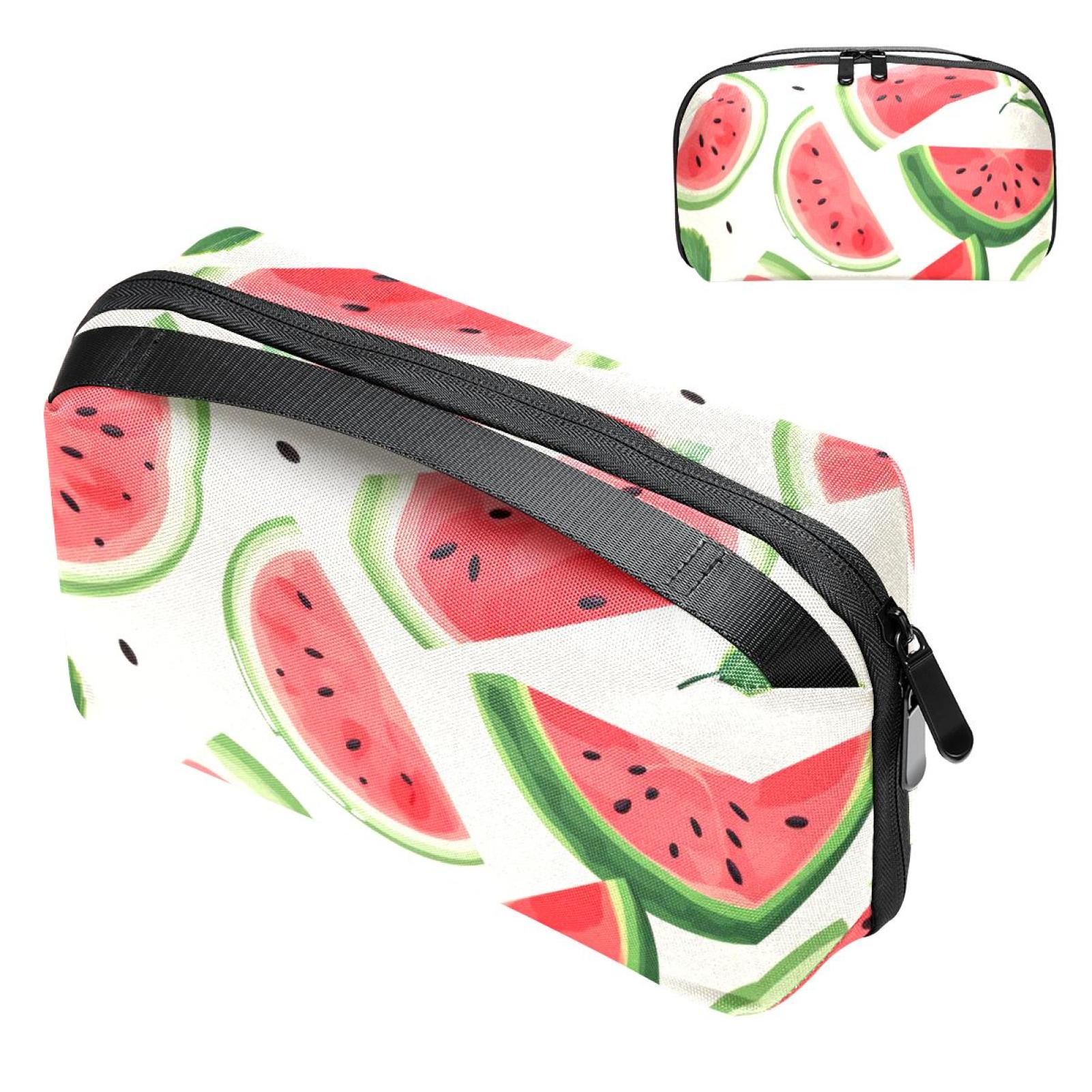 Watermelon USB Case Digital Bag Cord Organizer Box Charger Case Oxford ...