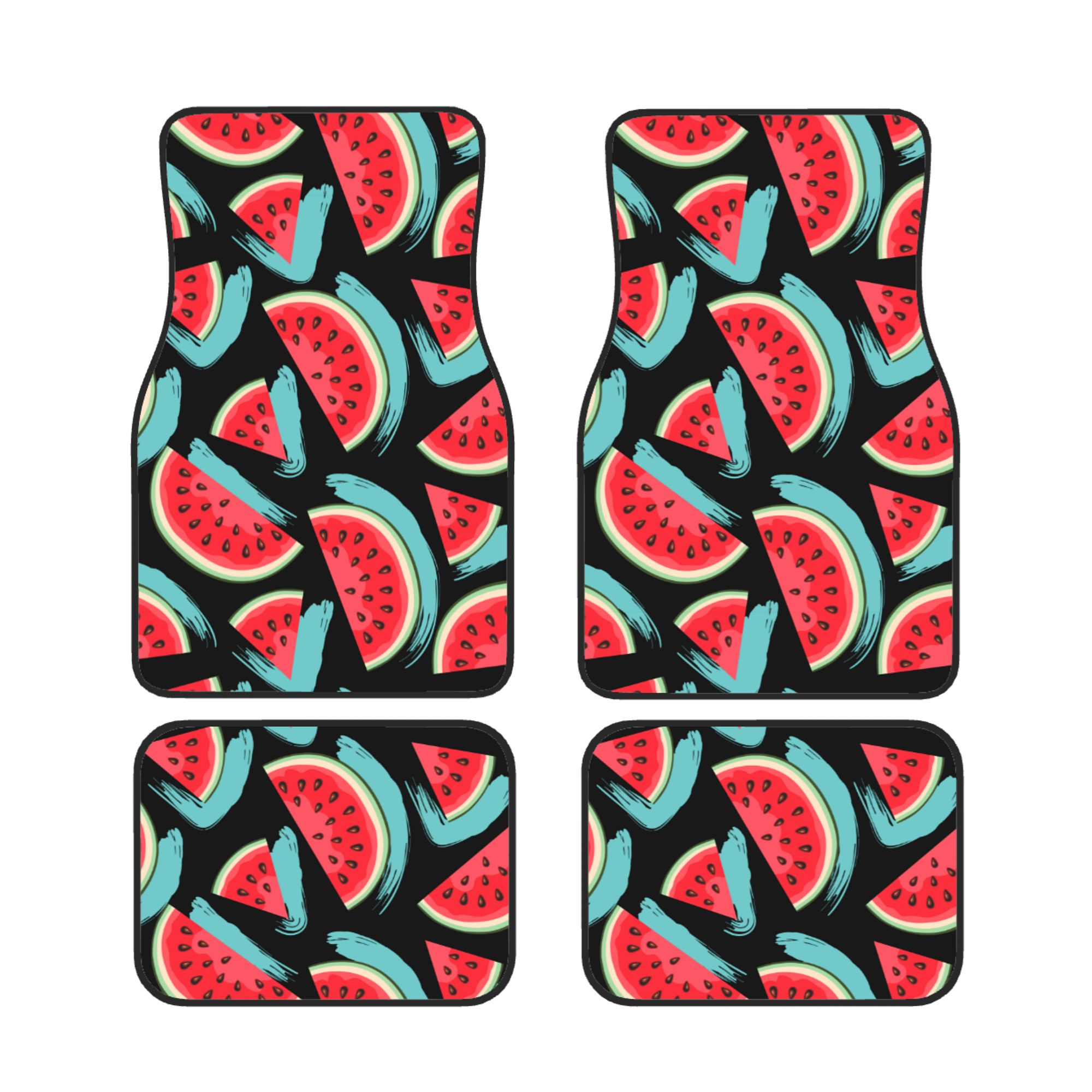 Watermelon Universal Fit Carpet Floor Mats For Car Suv Van & Truck 4 ...