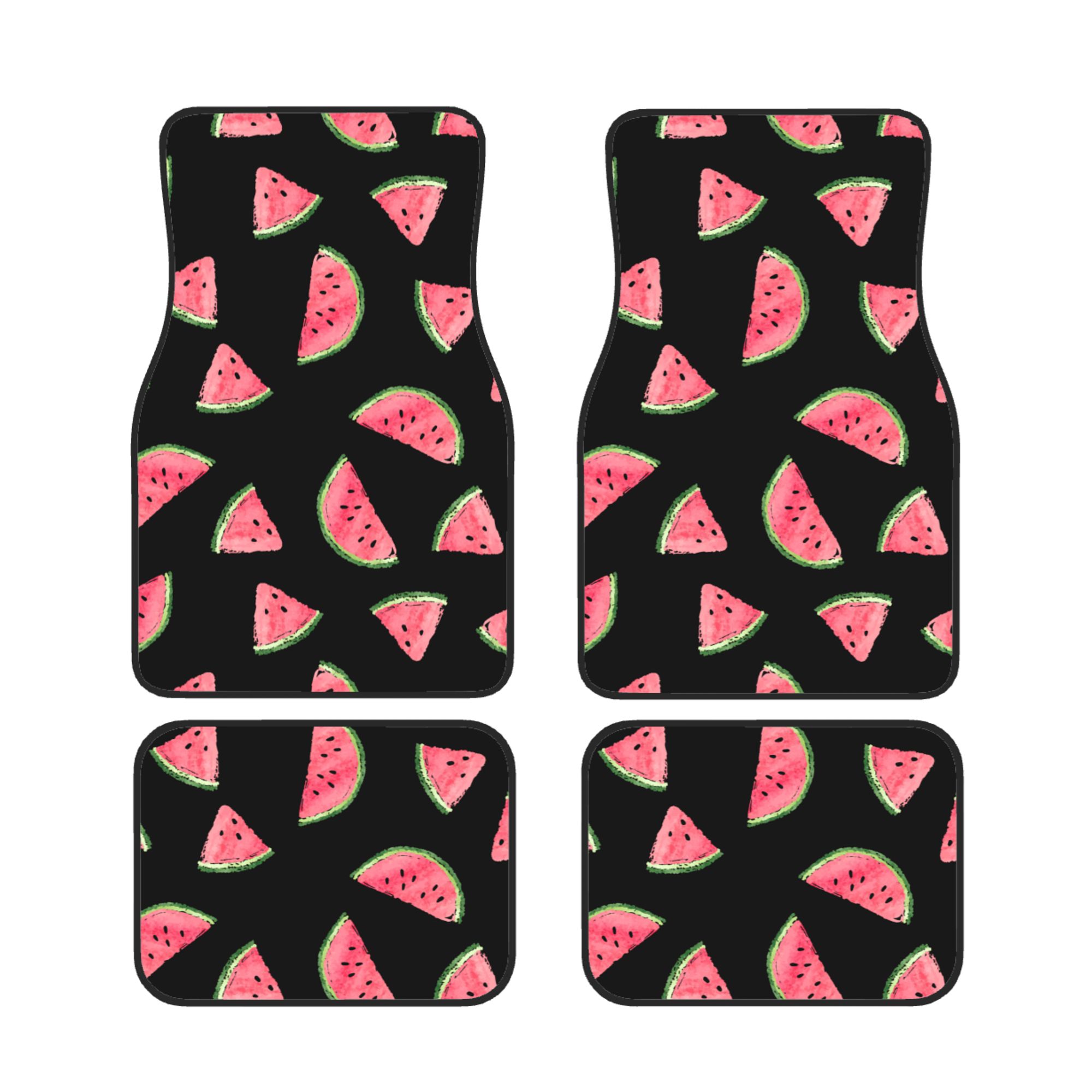 Watermelon Universal Fit Carpet Floor Mats For Car Suv Van & Truck 4 ...