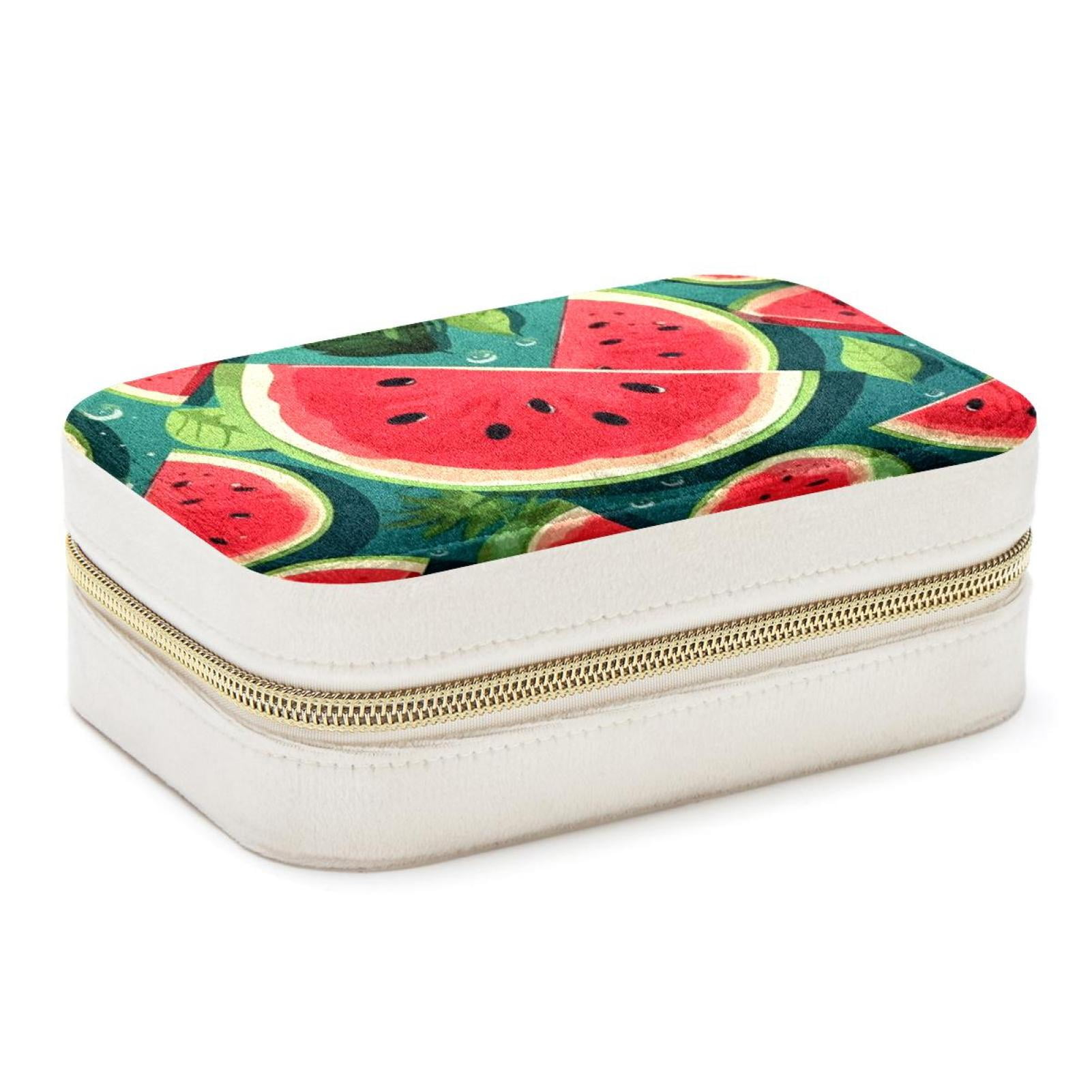 Watermelon Velvet Portable Jewelry Display Stand and Organizer with ...