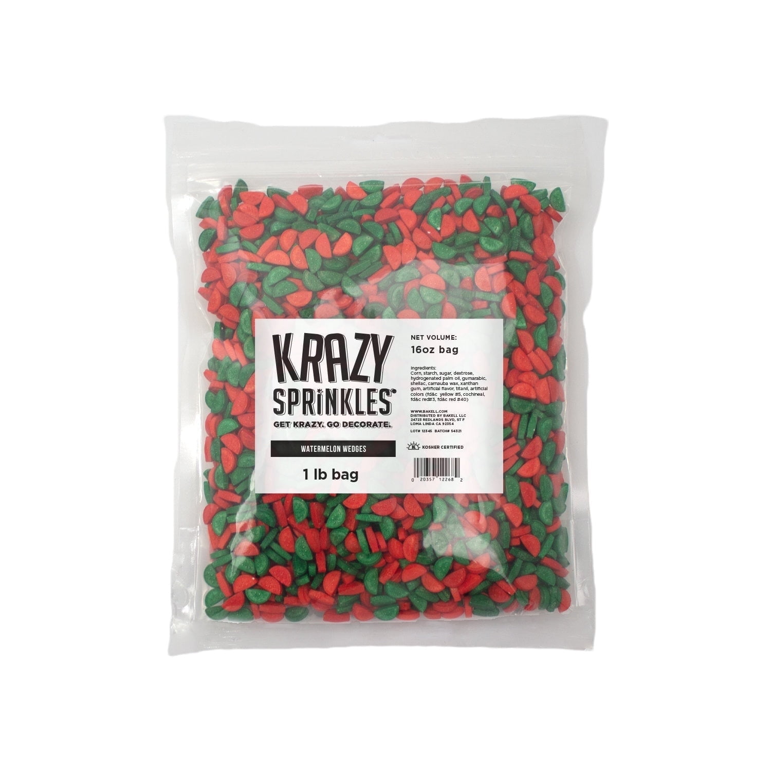 Krazy Sprinkles - Edible Watermelon Wedges Shapes - Bold Cake ...
