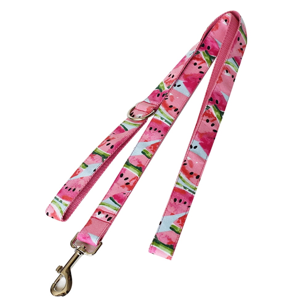 Watermelon dog collar scarf belt set suitable for medium size girl dog ...