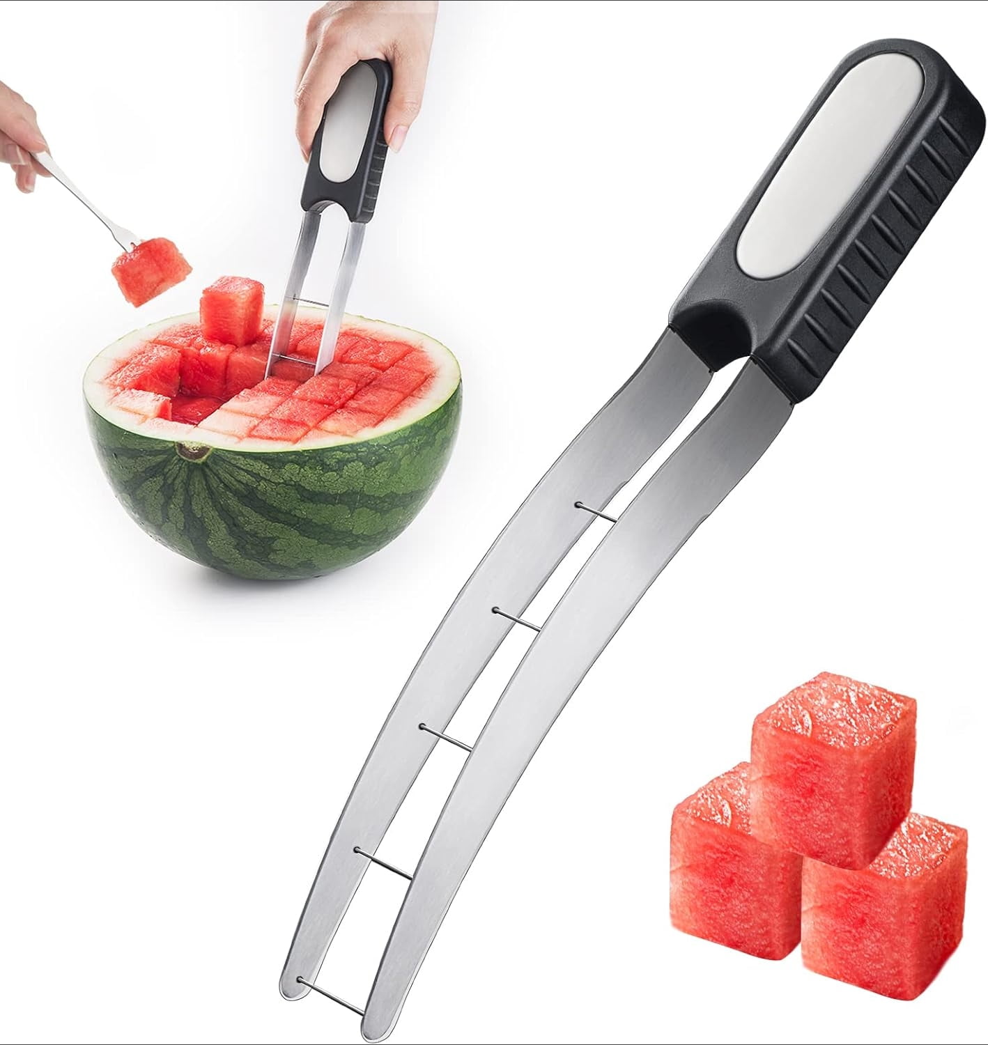 Watermelon slicer, stainless steel watermelon slicer, fast and safe ...