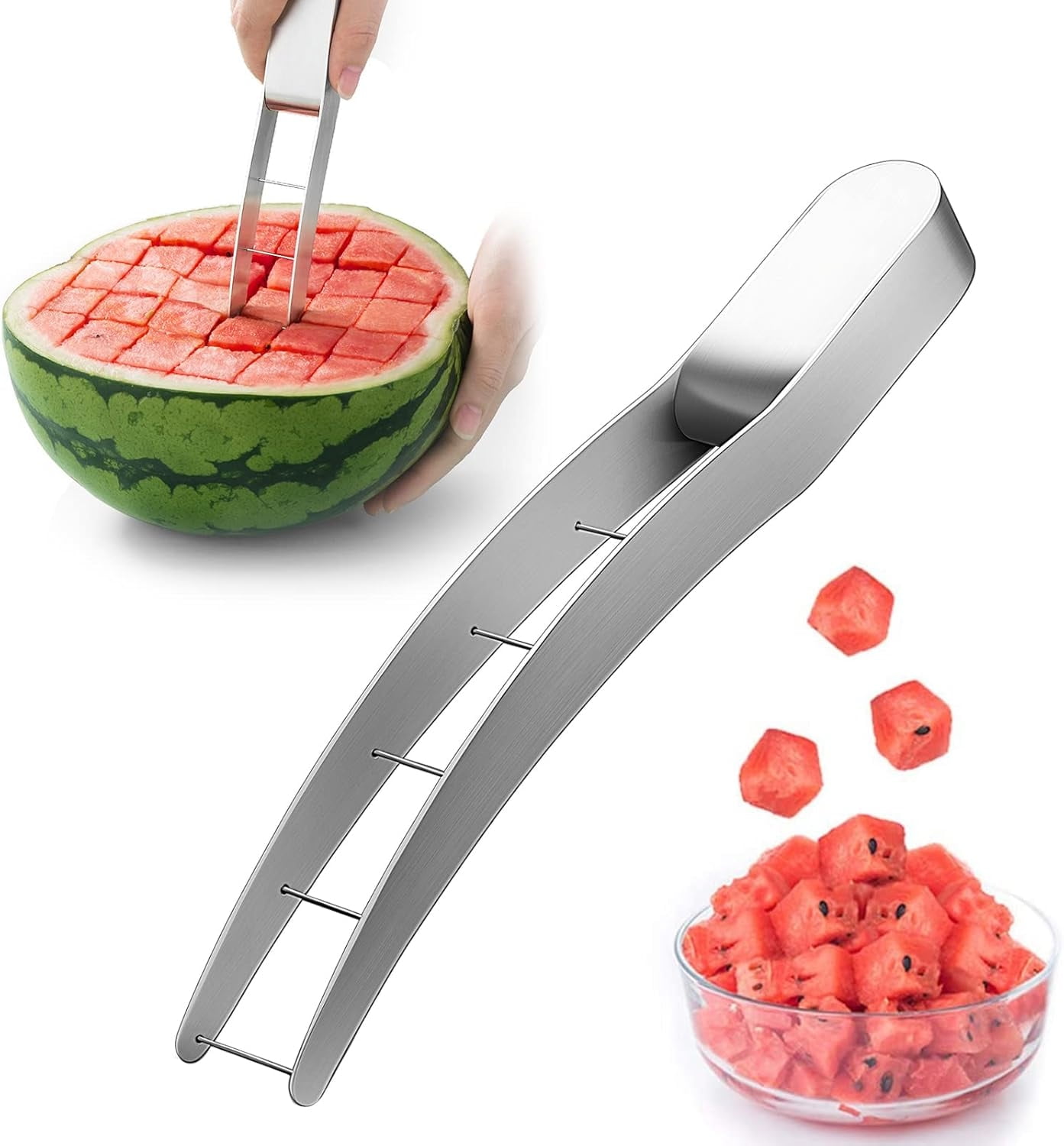 Watermelon slicer, stainless steel watermelon slicer, fast and safe ...