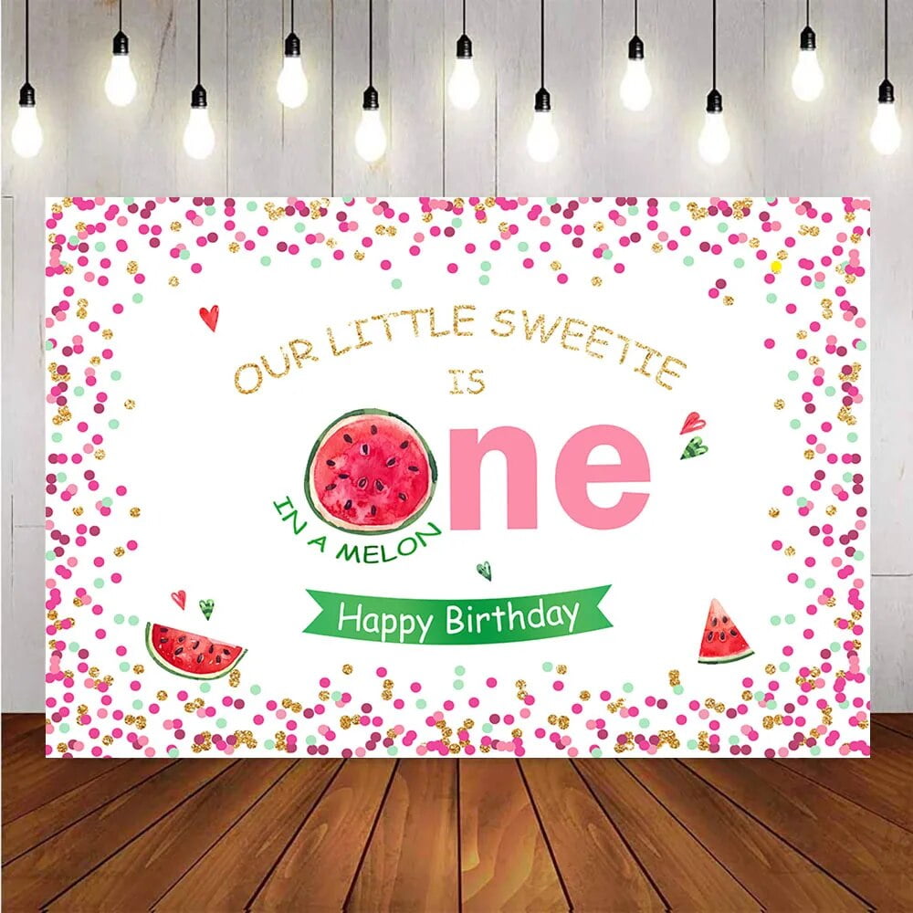 Watermelon theme party newborn baby shower first birthday decoration ...