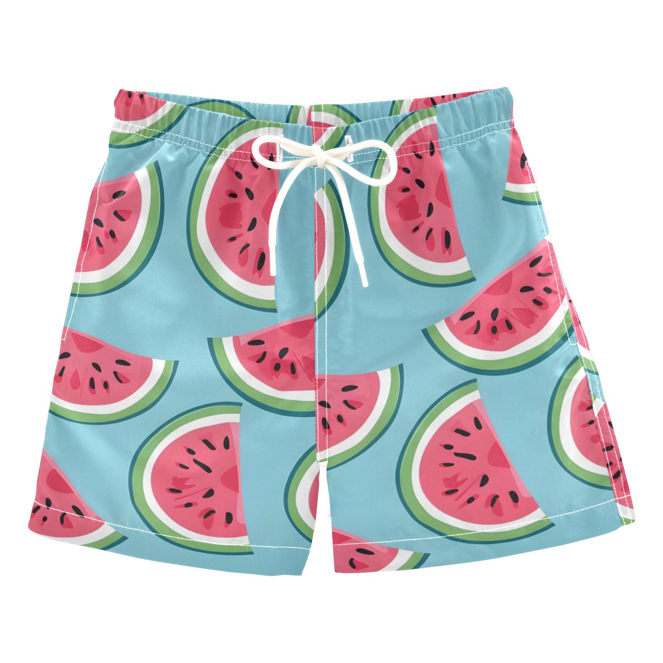 Watermelons Cartoon Boys' Swim Trunks Board Shorts Beach Pants Bathing ...