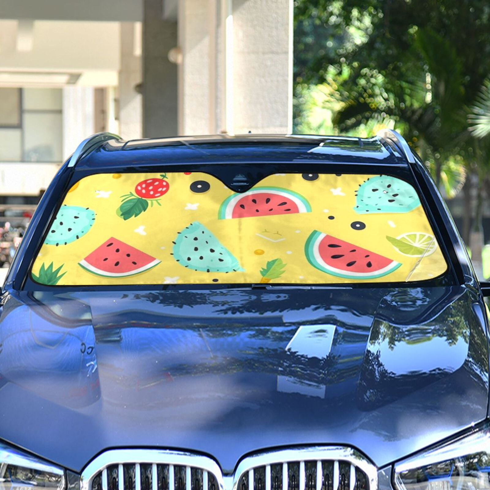 Watermelons Lemons Cactus Automotive Front Car Windshield Sun Shade ...