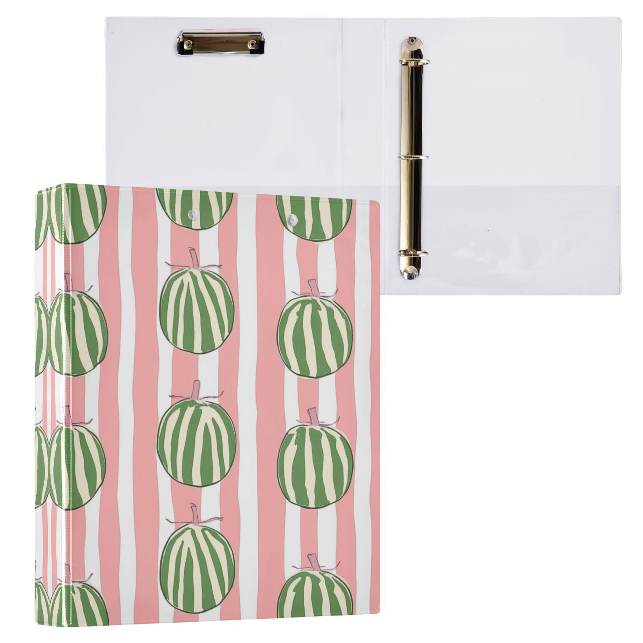 Watermelons Pattern 3 Ring Hardcover Binders 1.5in Round Rings for ...
