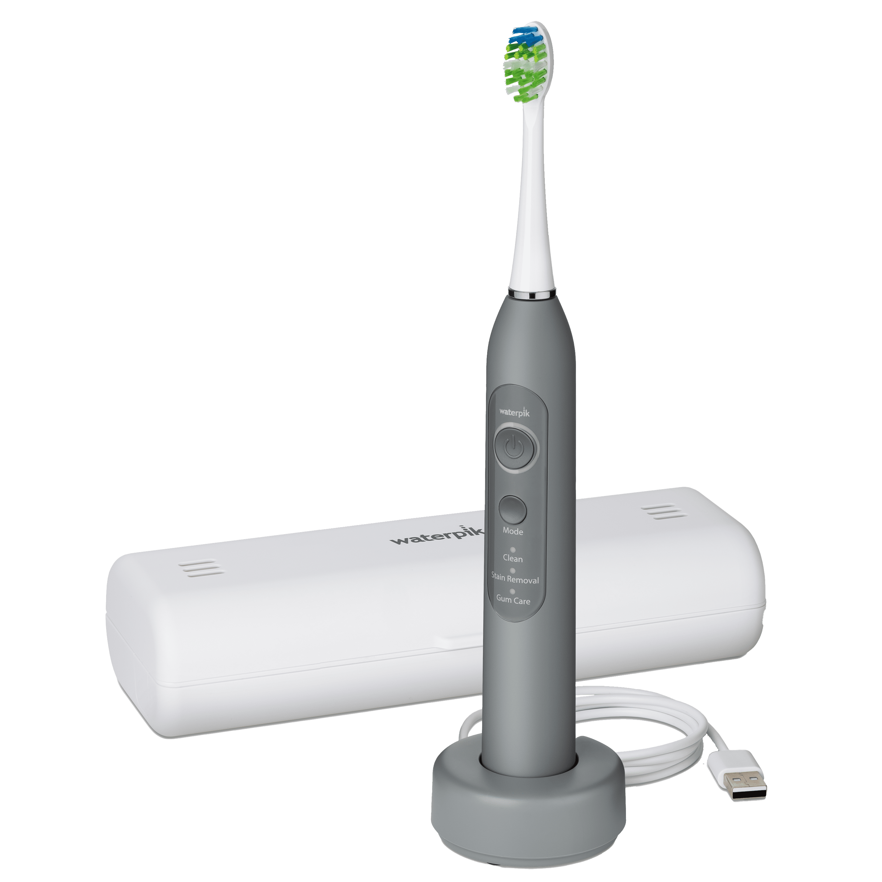 Waterpik Sensonic Sonic Electric Toothbrush, Gray STW-03 - Walmart.com